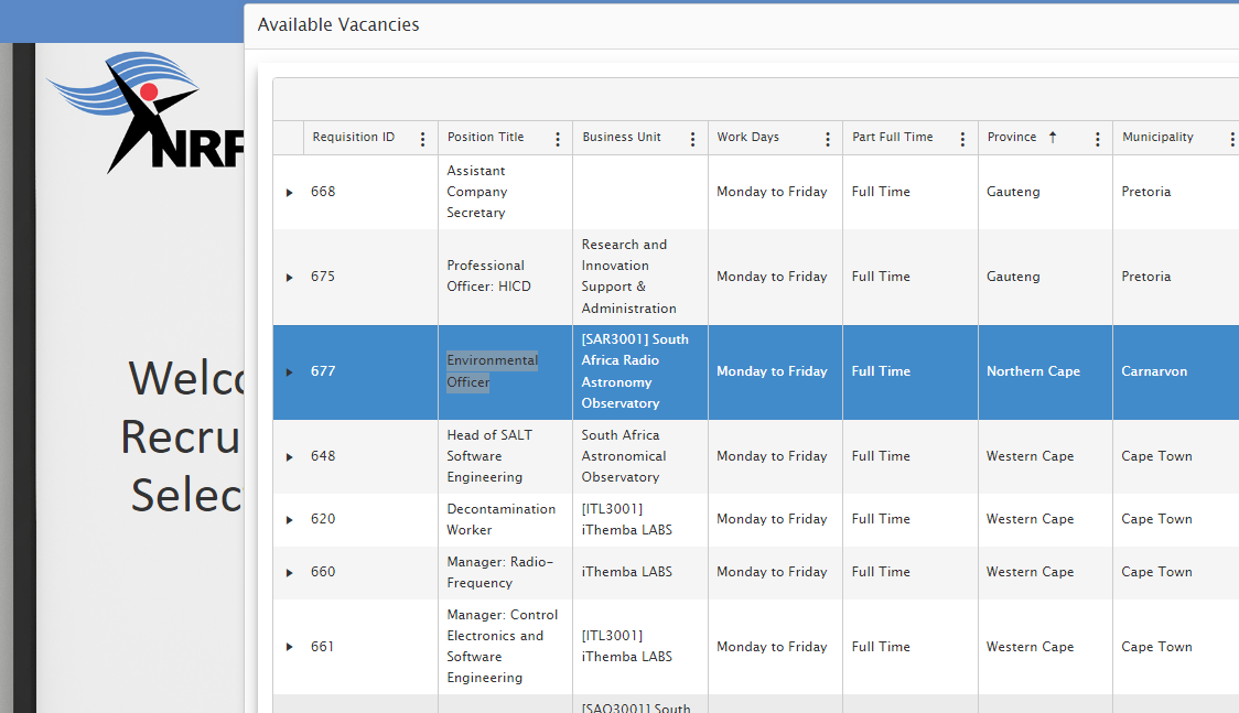 October NRF Vacancies 2025, Latest Job Opportunities at @www.nrf.ac.za ...
